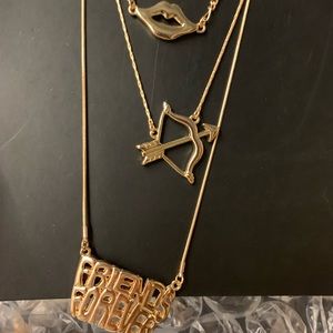 Zara | Jewelry | Zara 3 Long Chain Necklace Set | Poshmark